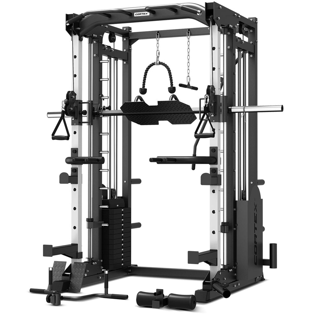 CORTEX SM-25 6-in-1 Power Rack with Smith & Cable Machine – Lifespan ...