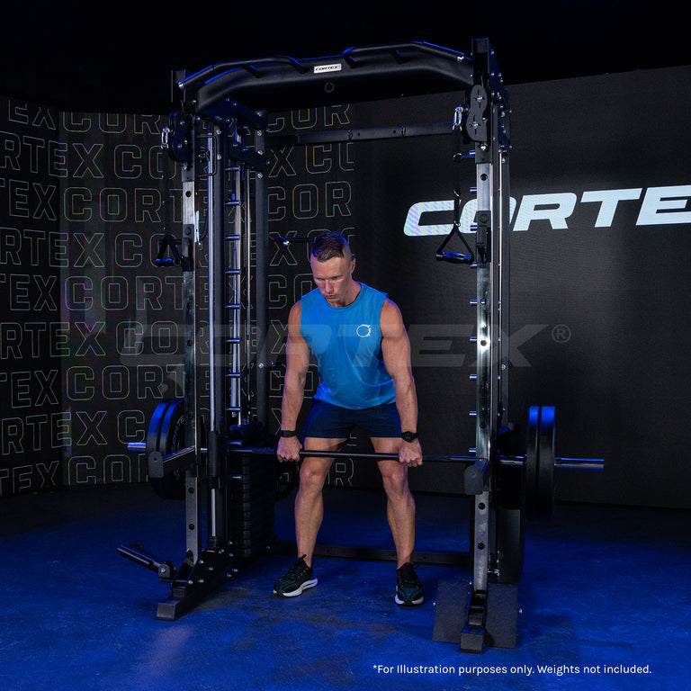 CORTEX SM-25 6-in-1 Power Rack with Smith & Cable Machine – Lifespan ...