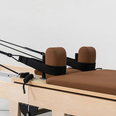 Lifespan Fitness Contour Folding Wooden Pilates Reformer Espresso
