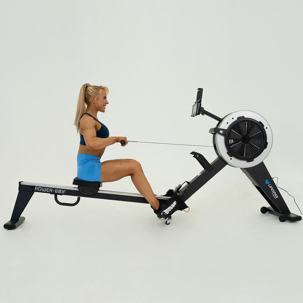 Lifespan Fitness Air and Magnetic Commerical Rowing Machine ROWER-801F