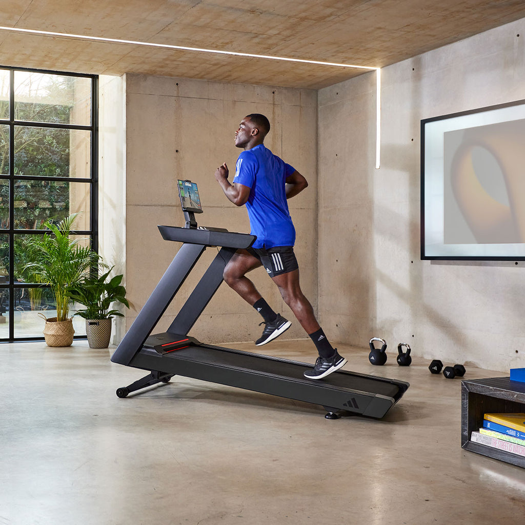 Adidas T-23 Treadmill with 4.5HP Motor, NRG Cushioning, Zwift & Kinomap ...