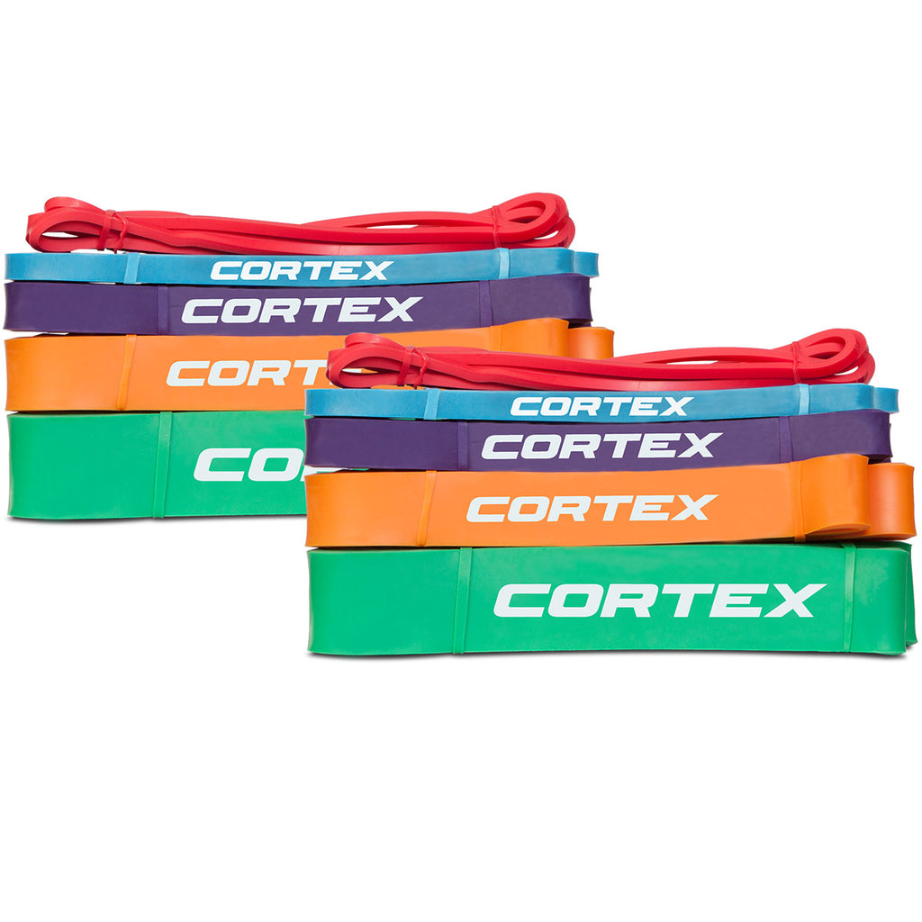 CORTEX Resistance Bands Pairs Set of 10 (5mm to 45mm) – Lifespan Fitness
