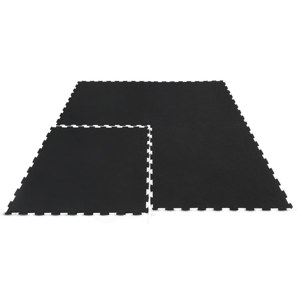 CORTEX 10mm Commercial Interlocking Rubber Gym Tile Mat (1m x 1m) Pack ...