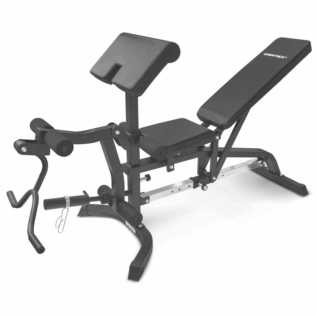 CORTEX BN-11 Exercise FID Bench with Preacher Pad & Leg Extension ...