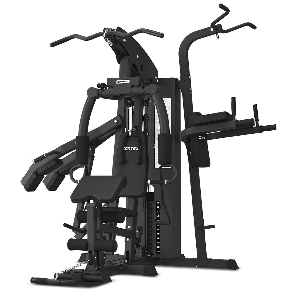 CORTEX GS7 Multi Station Multi-Function Home Gym With Power Tower & Squat Press – Lifespan Fitness