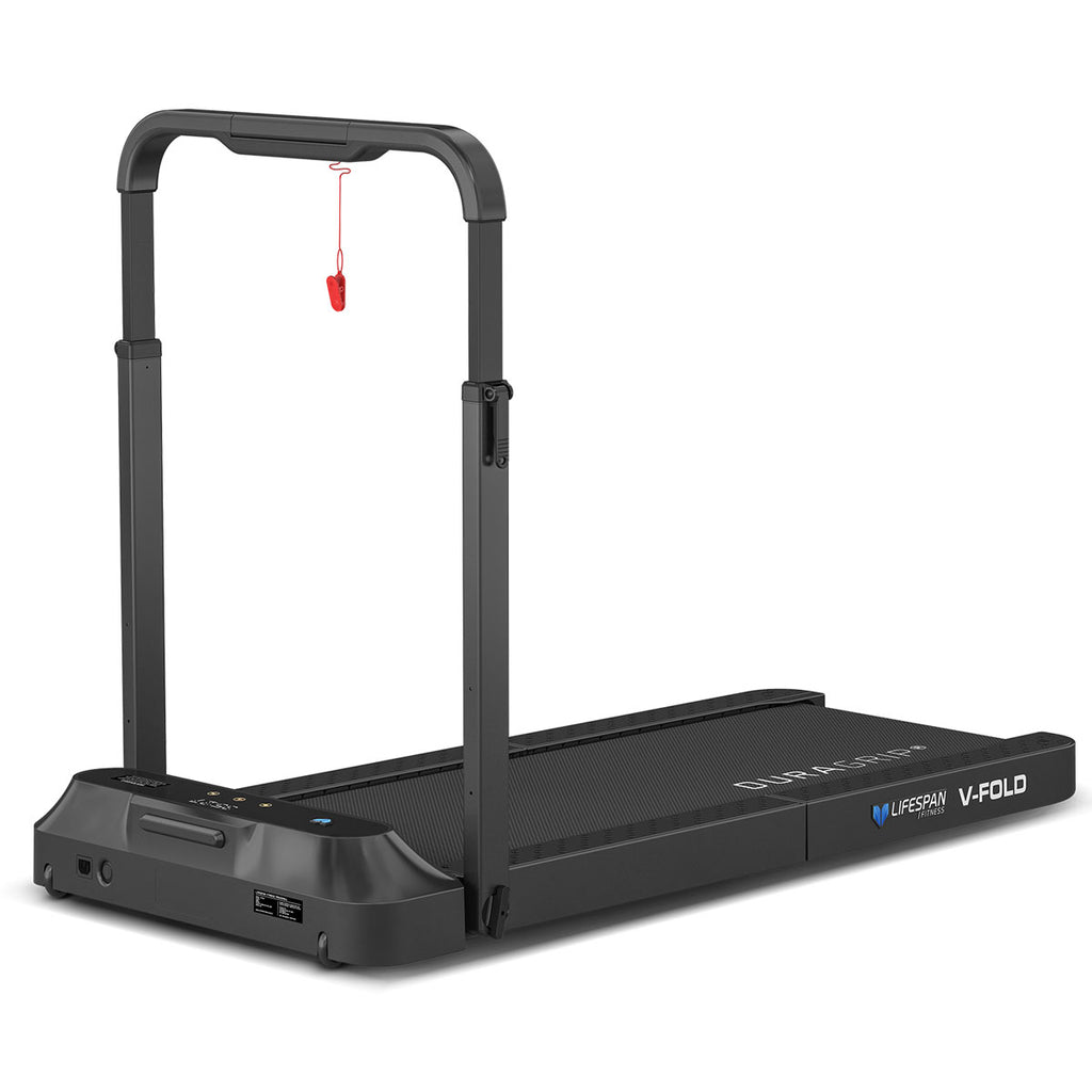 Lifespan Fitness V-FOLD Treadmill with ErgoDesk Automatic Standing Desk ...