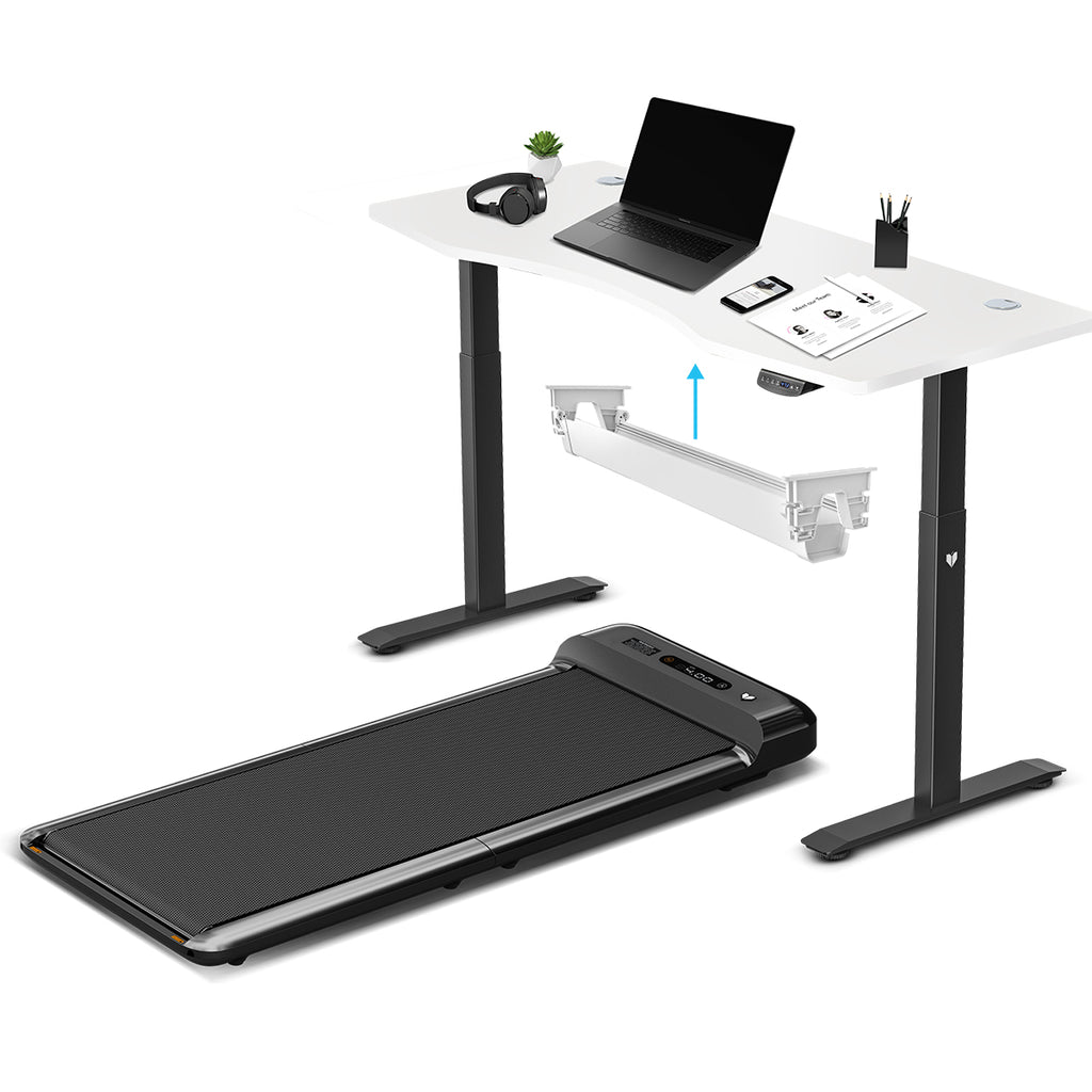Lifespan Fitness WalkingPad M2 Treadmill with ErgoDesk Automatic White ...