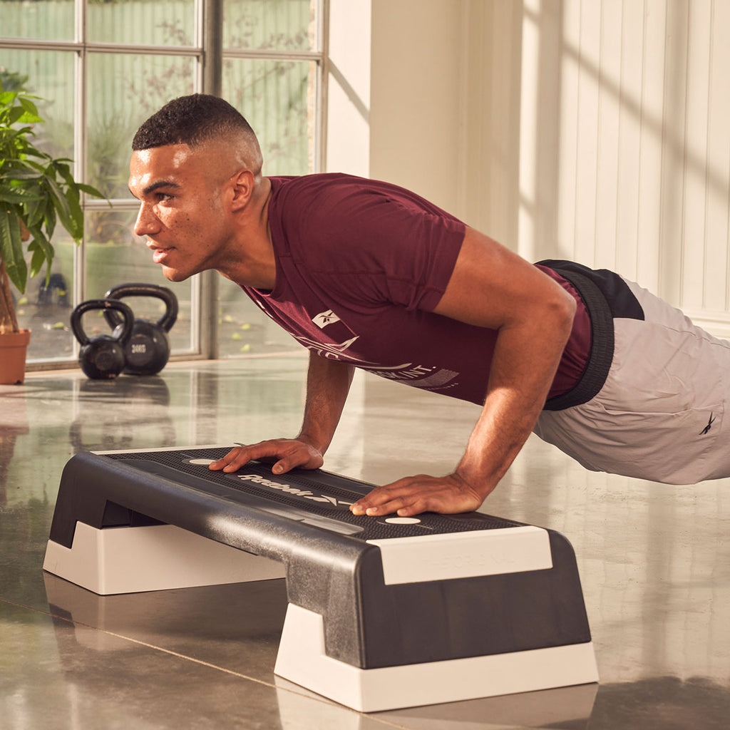 Reebok Step - The Original - White & Black – Lifespan Fitness